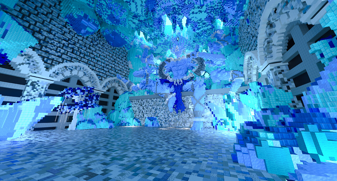Minecraft RTX build - the Ice Orient [氷湮谷 ] Minecraft Map