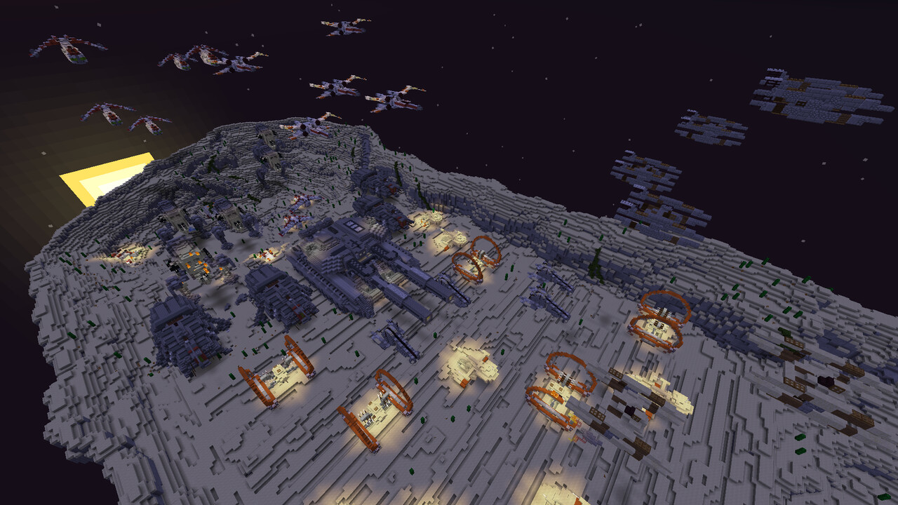 Star wars map [FlatteredMC] {Sneak peaks!} Minecraft Map