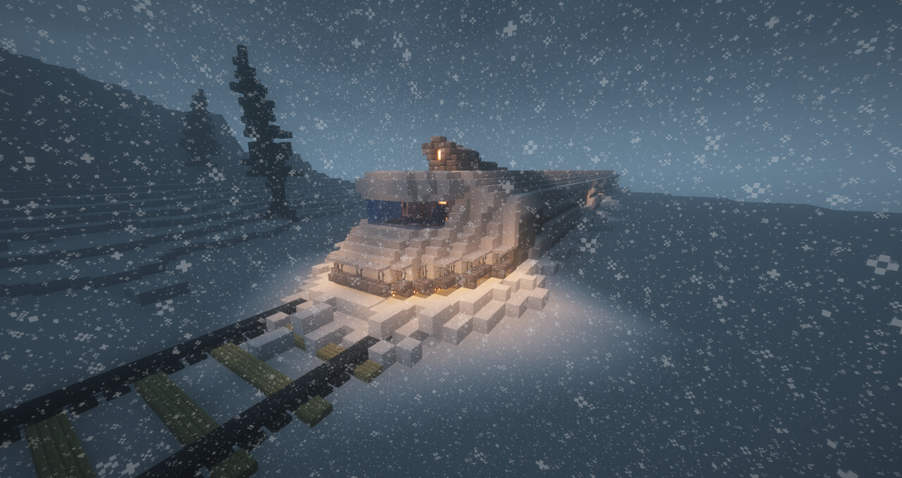 The Snowpiercer Train - 101 Sections!!! Minecraft Map
