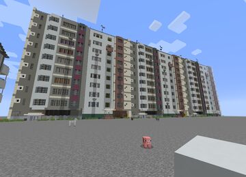 Townhouse Minecraft Maps with Downloadable Schematic