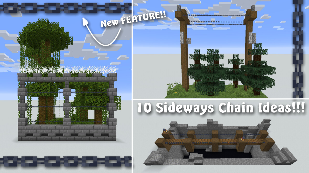 Sideways Chain Ideas!!! Minecraft Map