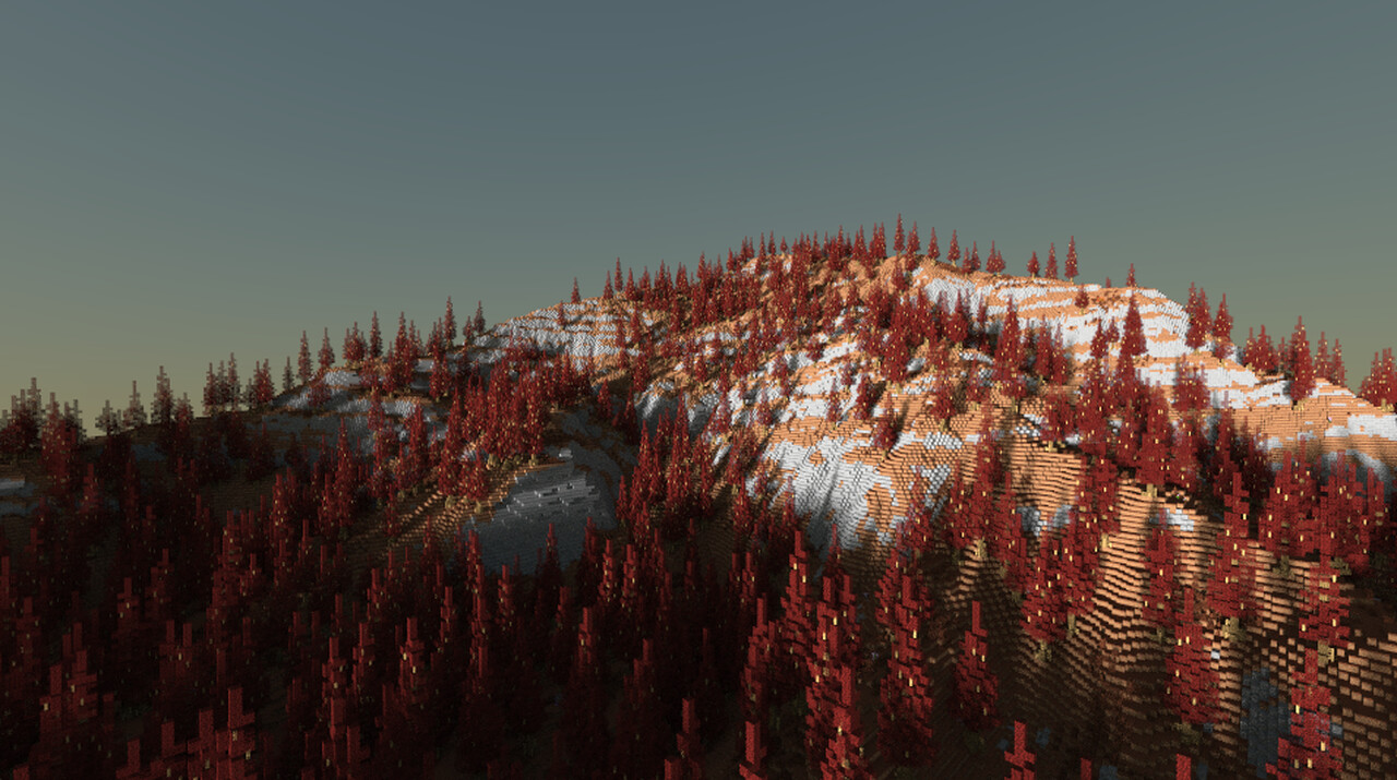 Red autumn Minecraft Map