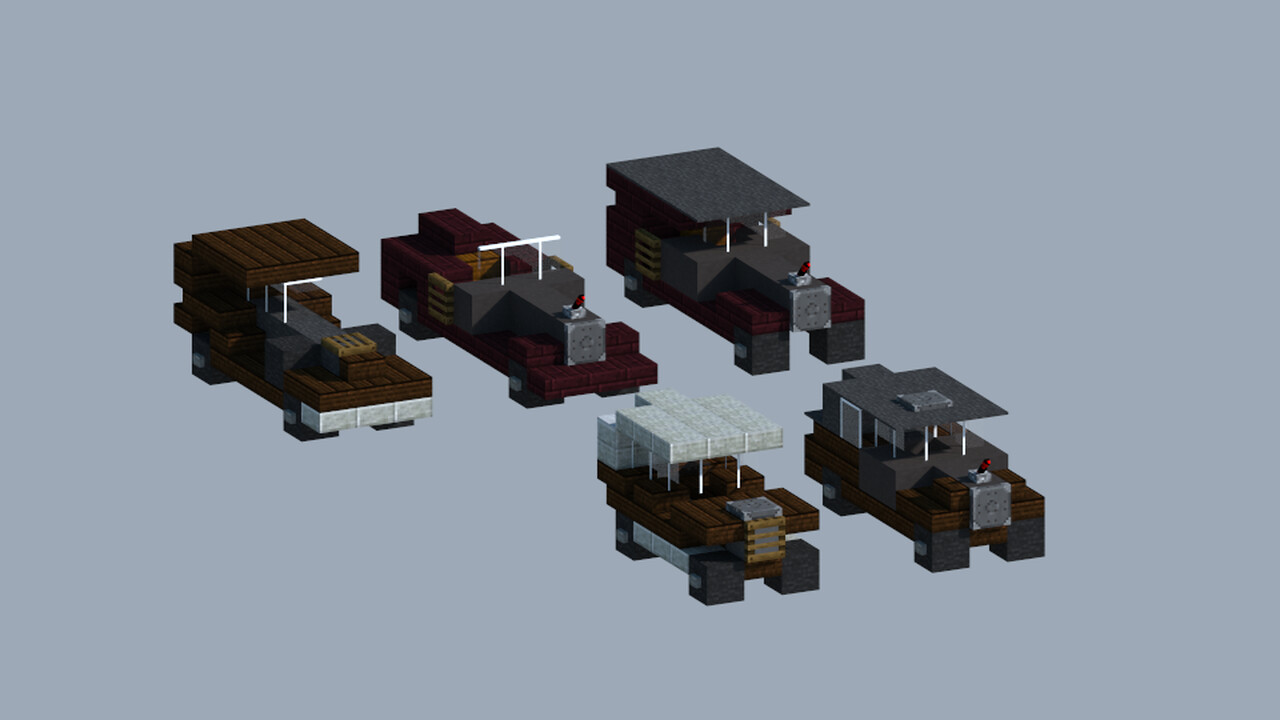 Steampunk Era Cars Minecraft Map