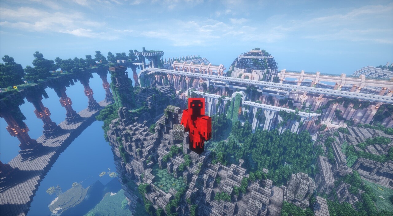 Castle in the sky Minecraft Map