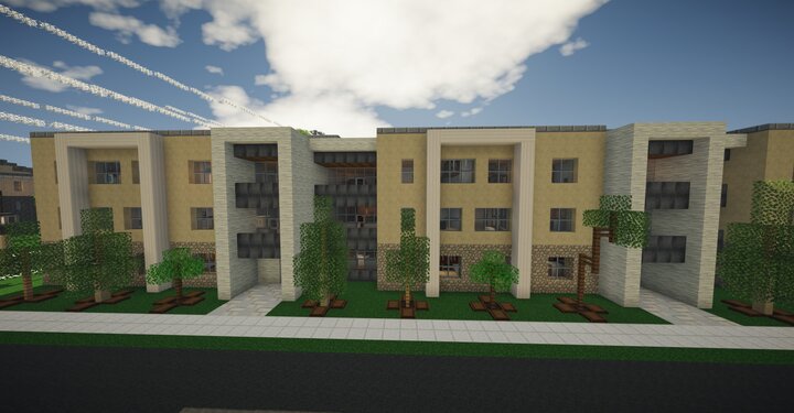 Newly built appartements Minecraft Map