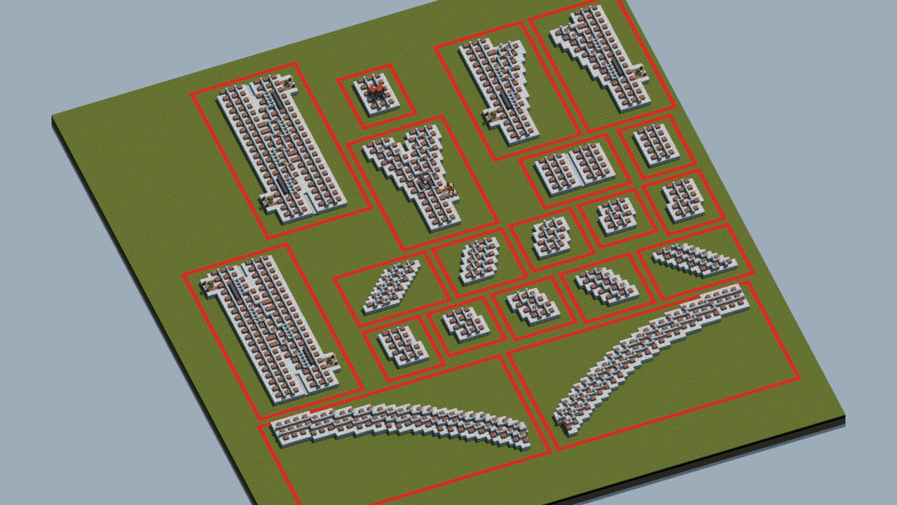 Dreamy's pack of railroad track [With download] Minecraft Map