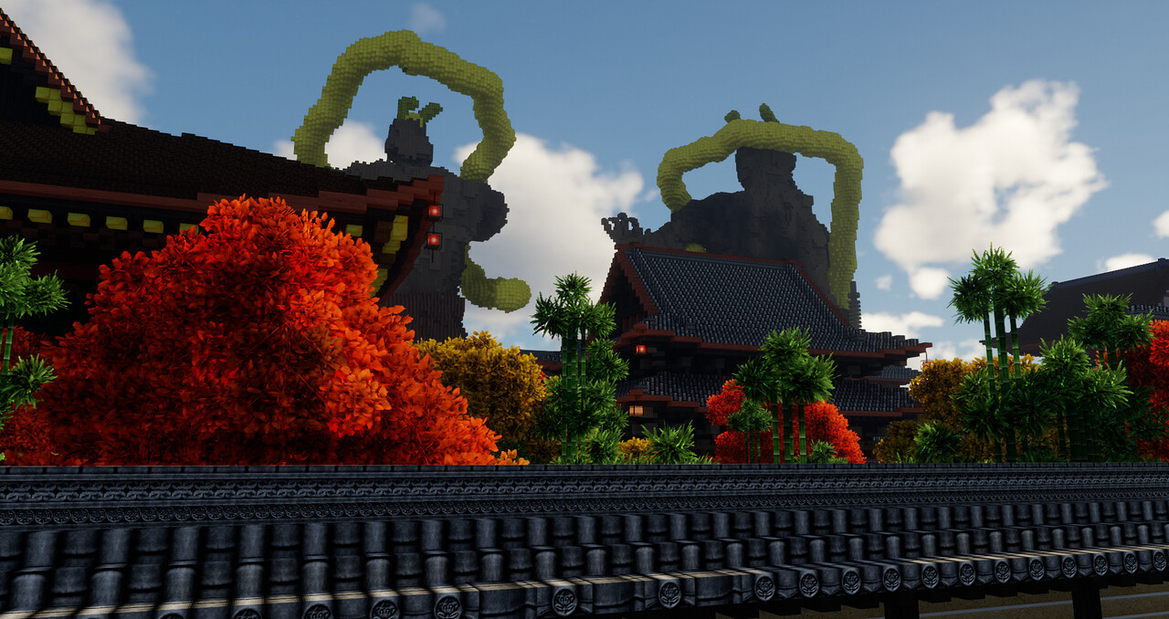 Japanese Style Shrine Minecraft Map