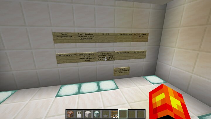 A simple map Minecraft Map