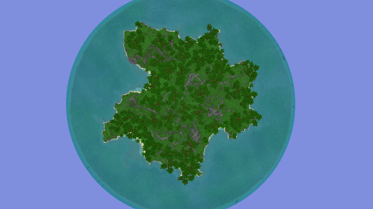 Small Jungle Island Minecraft Map