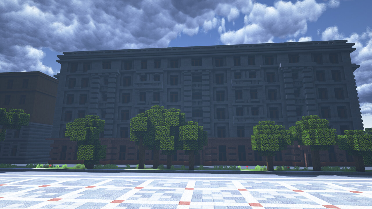 Soviet Railway Station Square Minecraft Map