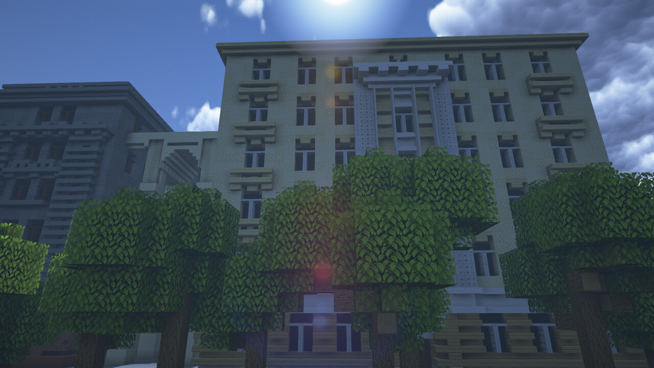 Soviet Railway Station Square Minecraft Map