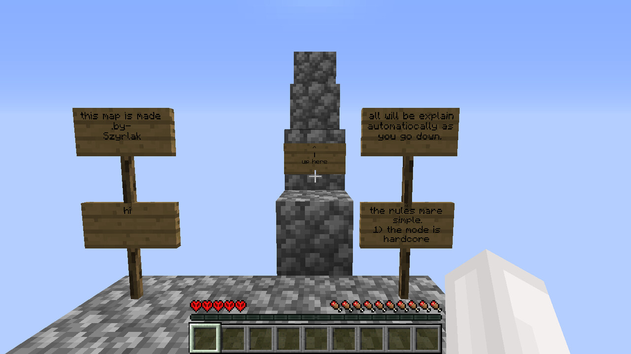 ONE BLOCK SURVIVAL Minecraft Map