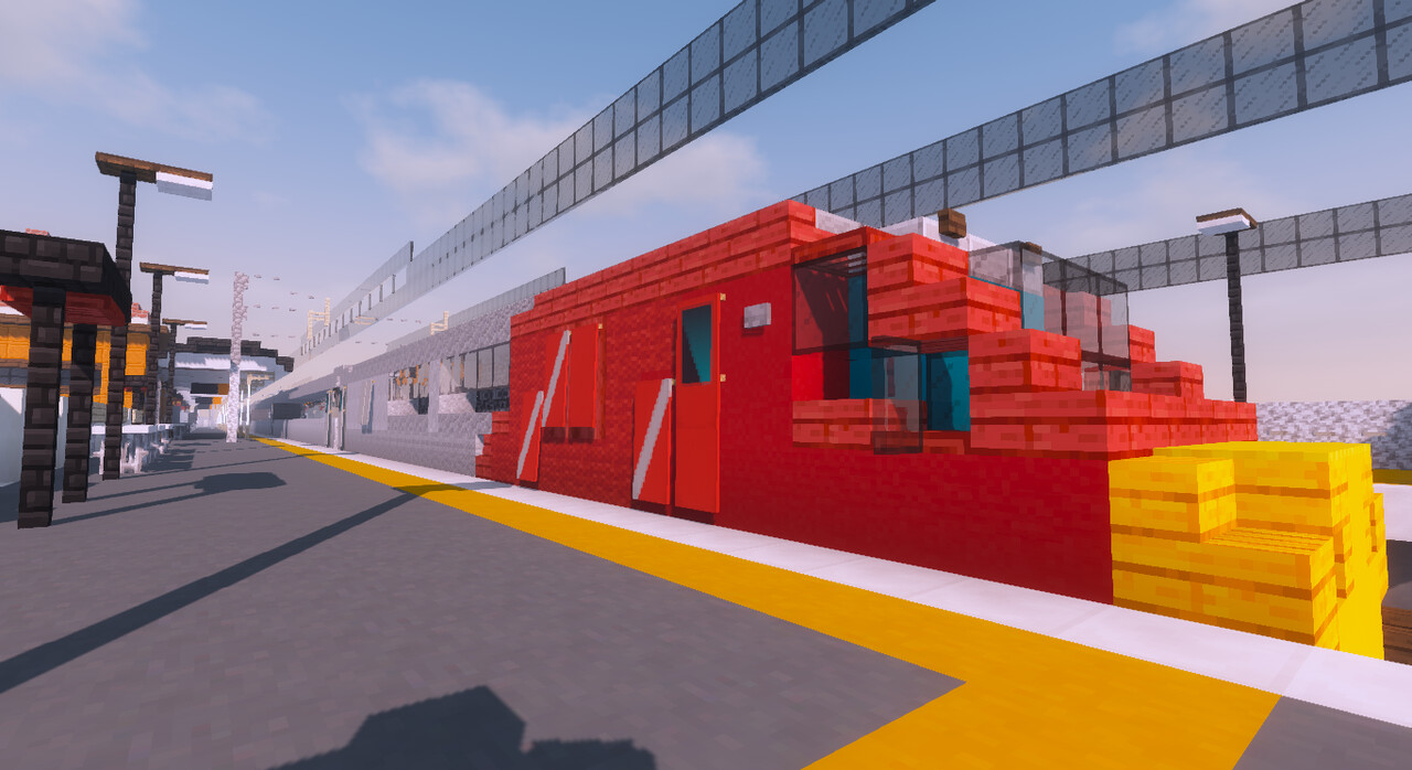 Queensland Rail Tilt Train Pack 1.5:1 [Schem Download] Minecraft Map