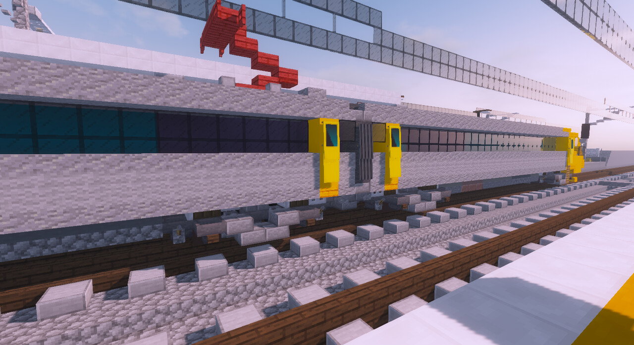 Queensland Rail Tilt Train Pack 1.5:1 [Schem Download] Minecraft Map