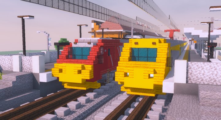 Queensland Rail Tilt Train Pack 1.5:1 [Schem Download] Minecraft Map
