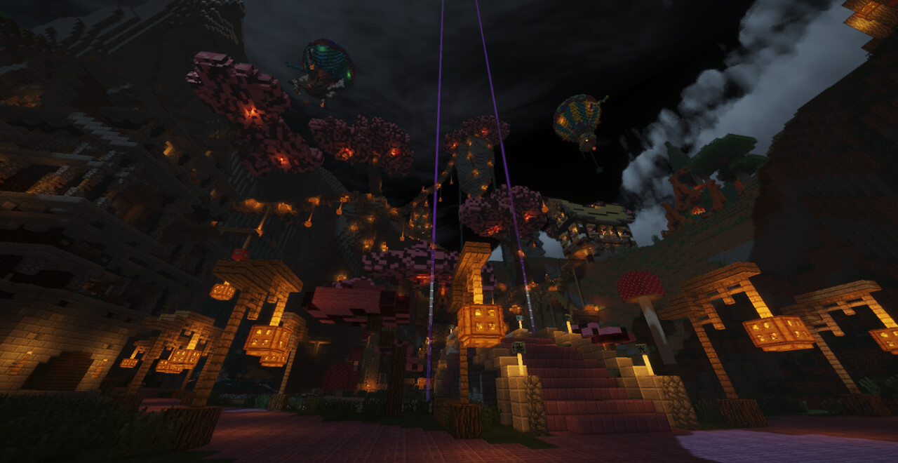 Fantasy large hub / spawn Minecraft Map