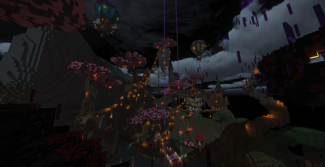 Fantasy large hub / spawn Minecraft Map