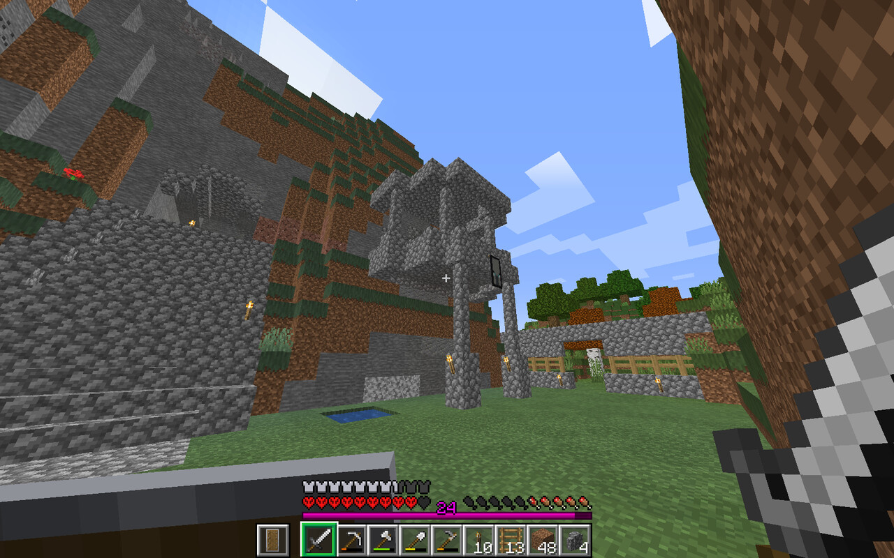 My old hardcore world Minecraft Map