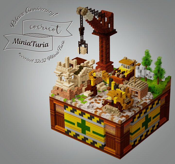 32×32 crafts - MiniaTuria Minecraft Map