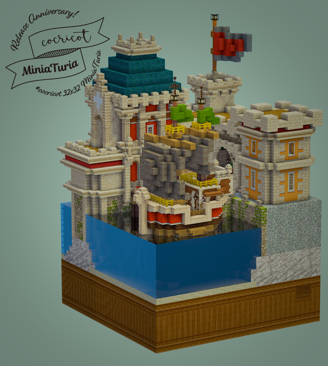 32×32 crafts - MiniaTuria Minecraft Map