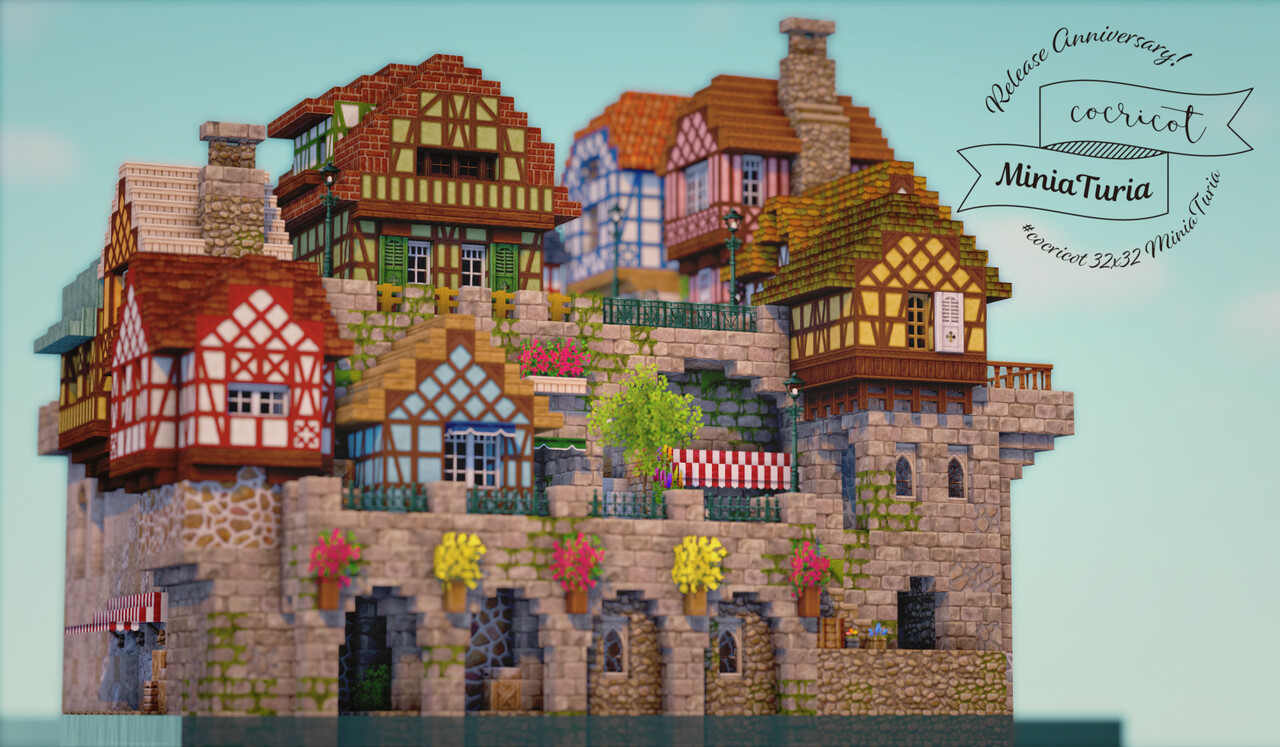 32×32 crafts - MiniaTuria Minecraft Map