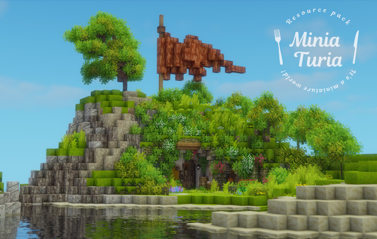 32×32 crafts - MiniaTuria Minecraft Map