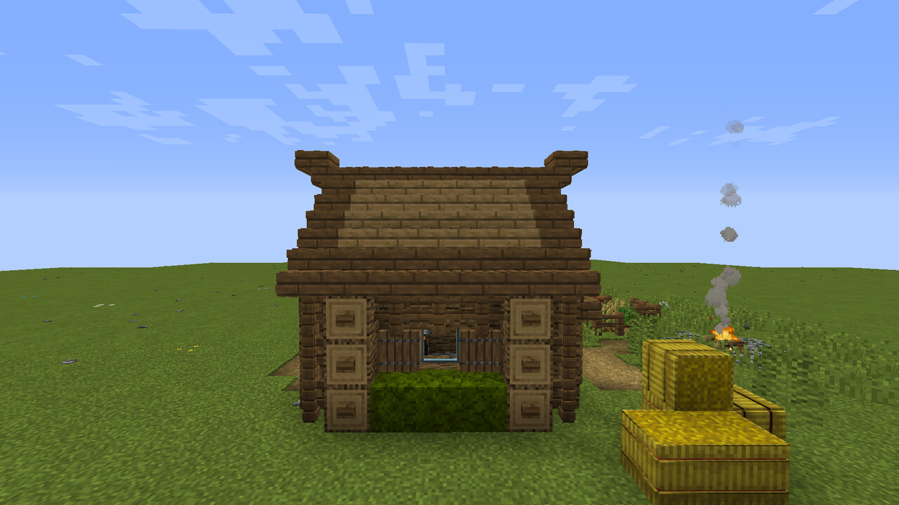 The Ultimate 3x3 Log Cabin Minecraft Map