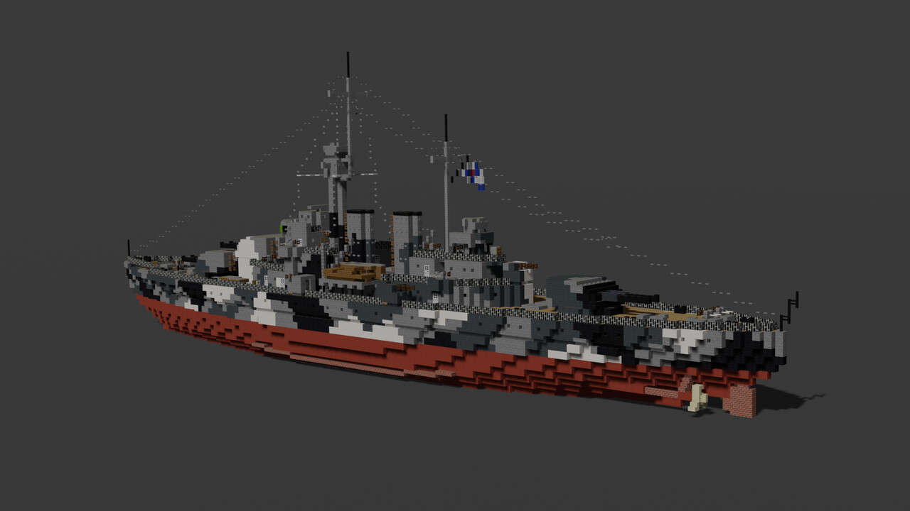 FNS Lemminkäinen | Fictional Finnish Coastal Defense Ship Minecraft Map