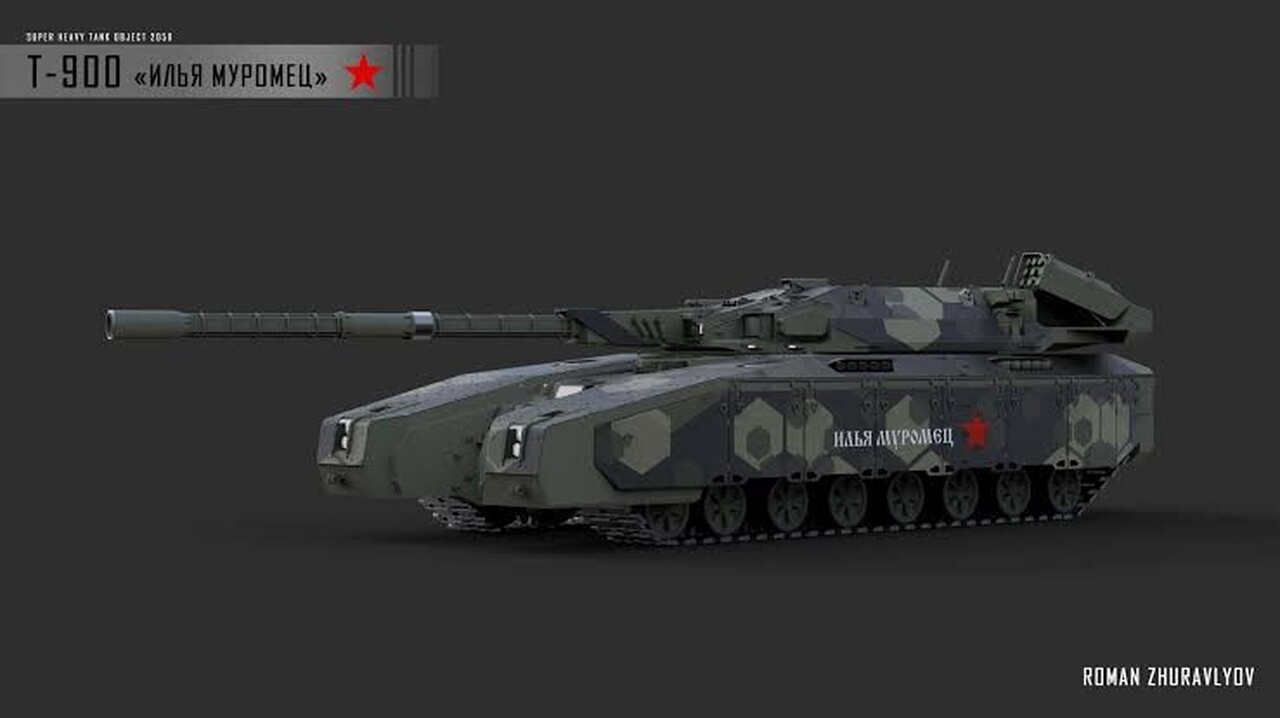 T-900 Ilya Muromets (Object 2050) Super Heavy Tank Minecraft Map