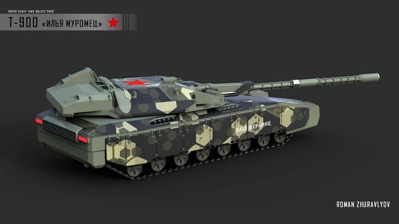 T-900 Ilya Muromets (Object 2050) Super Heavy Tank Minecraft Map