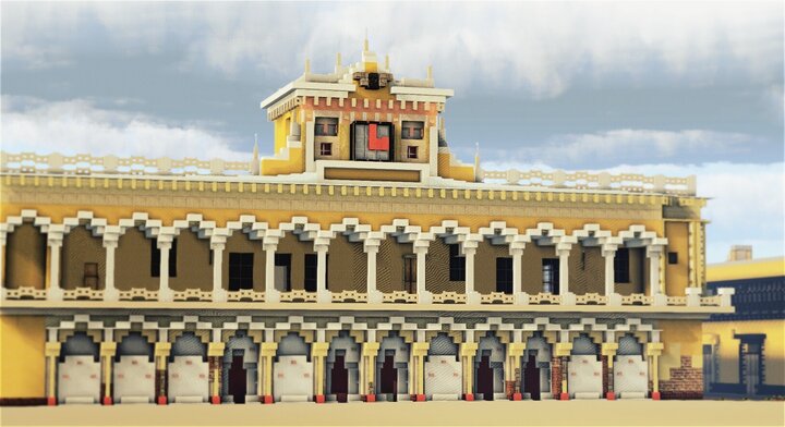 Palacio Municipal, Plaza Mayor, Lima, Peru Minecraft Map