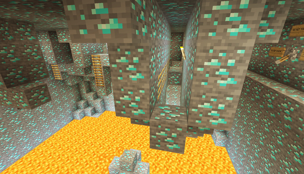 Escape The Diamond Dungeon! (Adventure Map) Minecraft Map