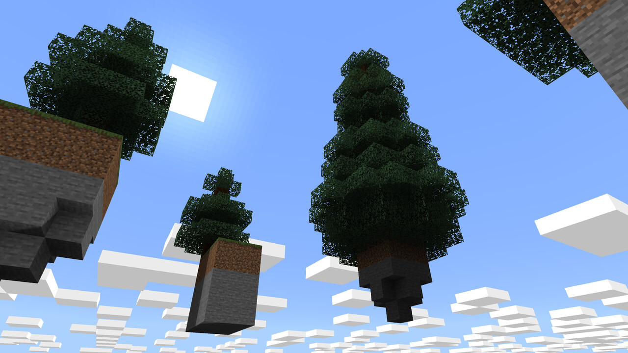 Shattered World SkyBlock Minecraft Map