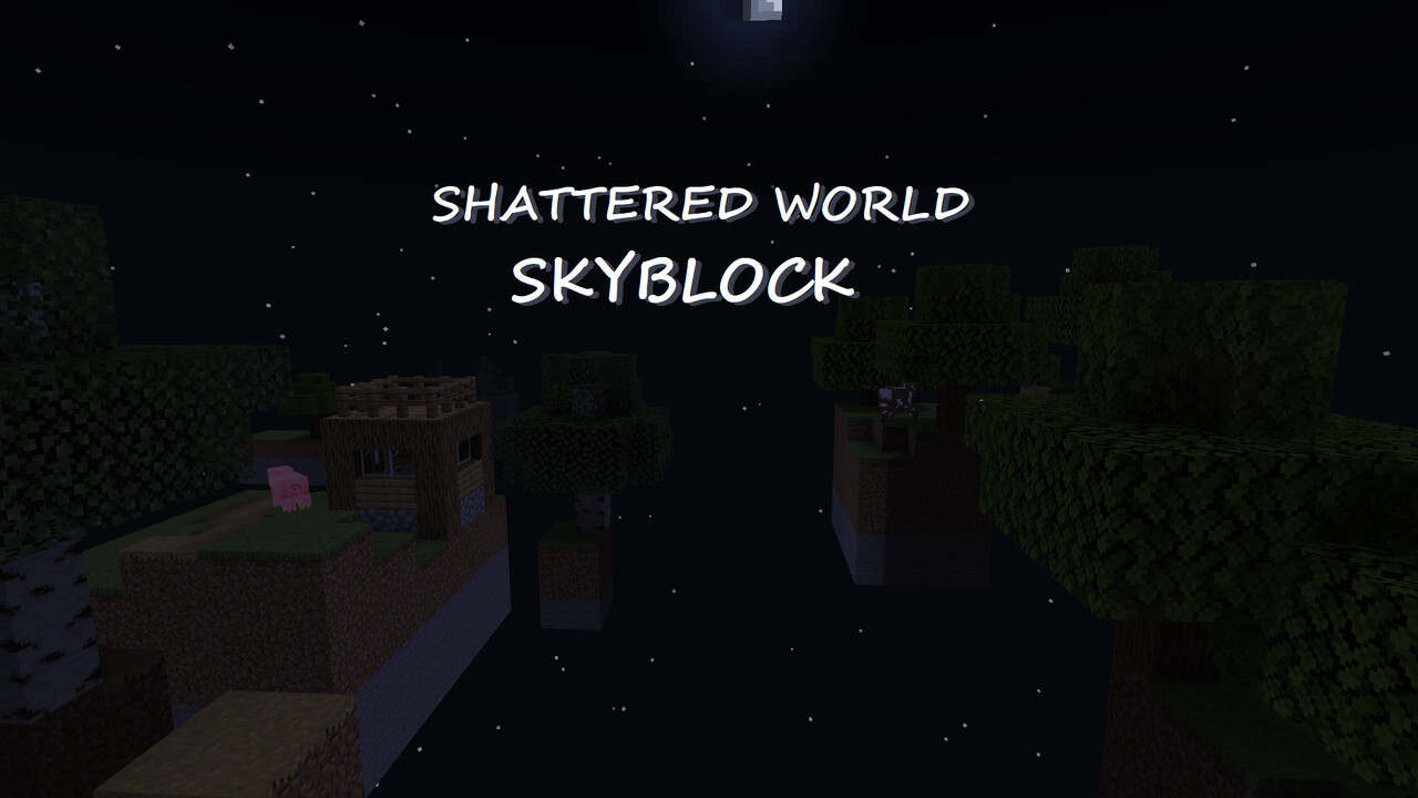 Shattered World SkyBlock Minecraft Map