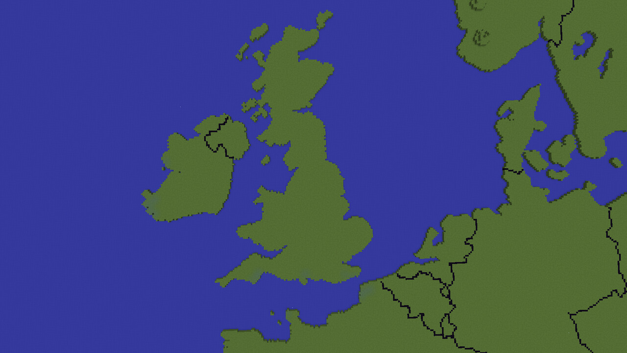 Europe Map [1.14+] - Clean Minecraft Map