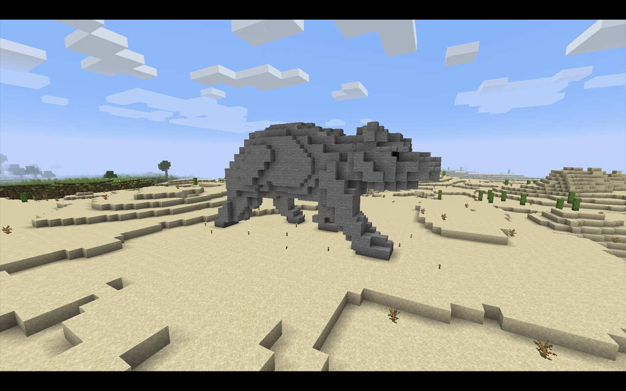 Bear 3d survival build Minecraft Map