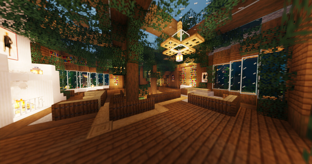 Circular house/base Minecraft Map