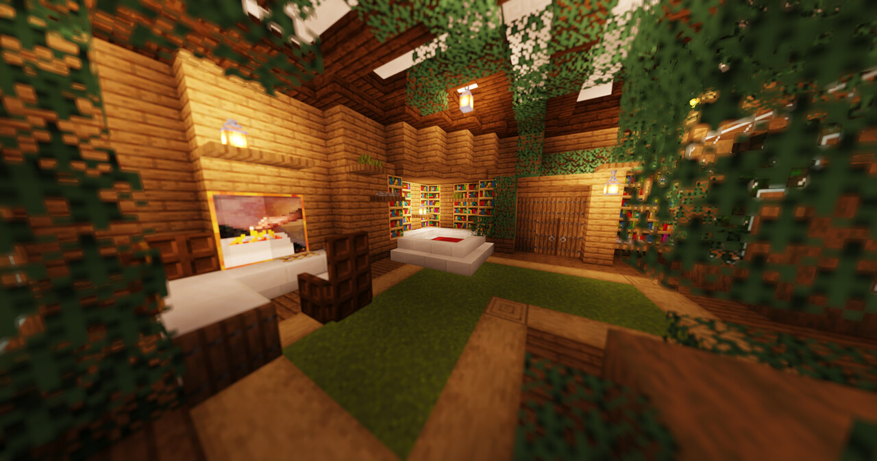 Circular house/base Minecraft Map