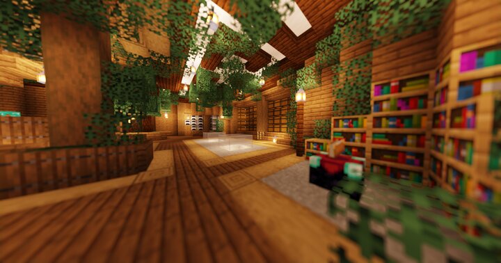 Circular house/base Minecraft Map