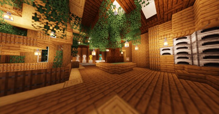 Circular house/base Minecraft Map