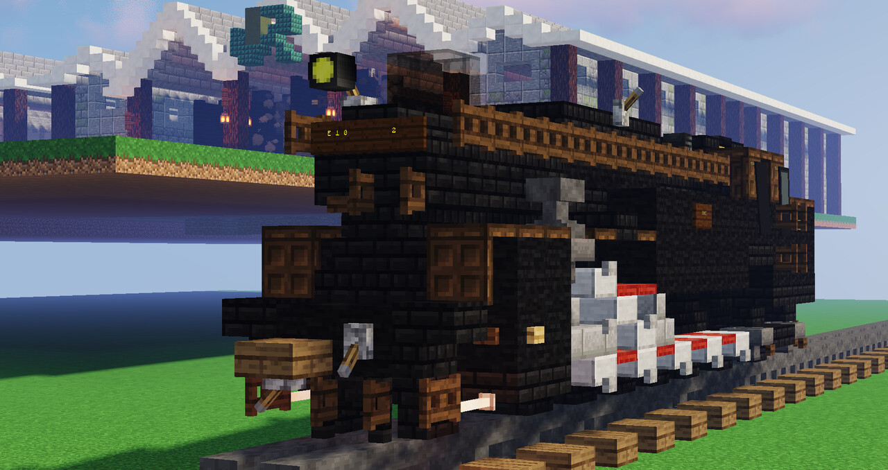 [1.5:1] JNR E10 2-10-4T Tank Locomotive Minecraft Map