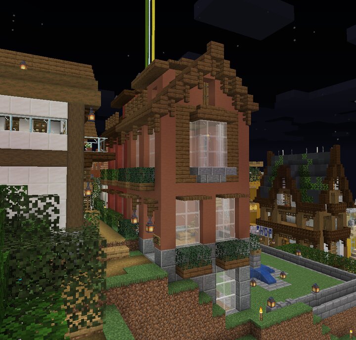 Terracotta Townhouses Minecraft Map