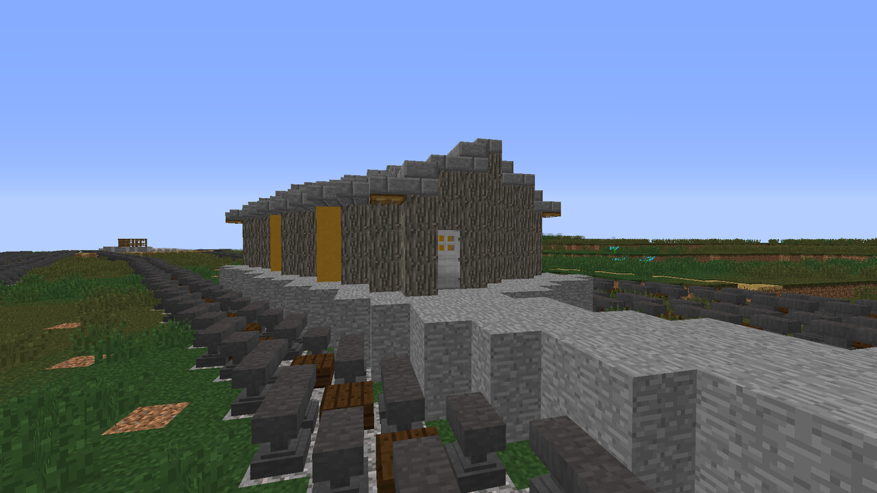 Victorian Railways goods shed 1:1 scale Minecraft Map