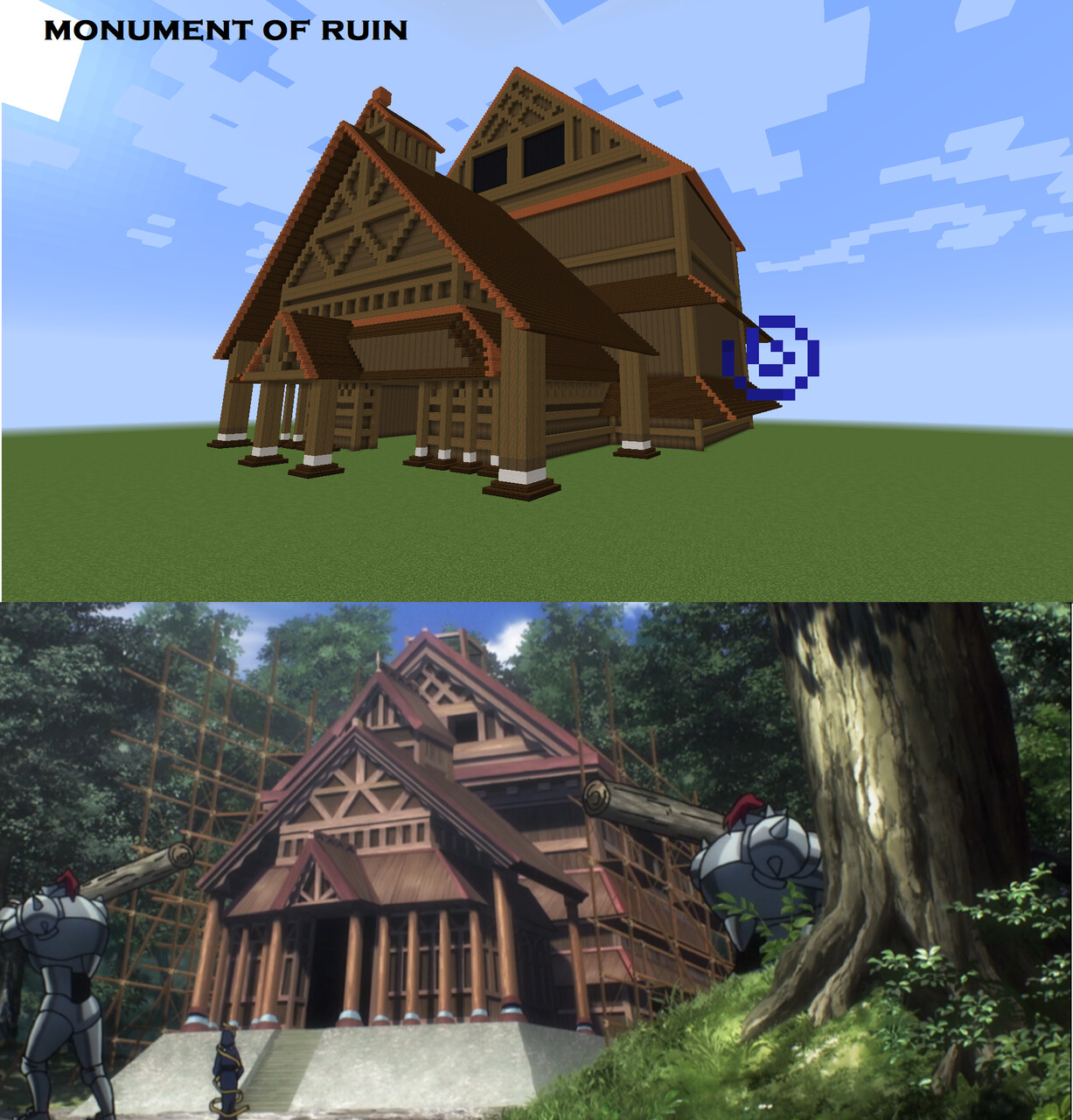 Overlord The Great Tomb of Nazarick Floor (0)1-10 Minecraft Map