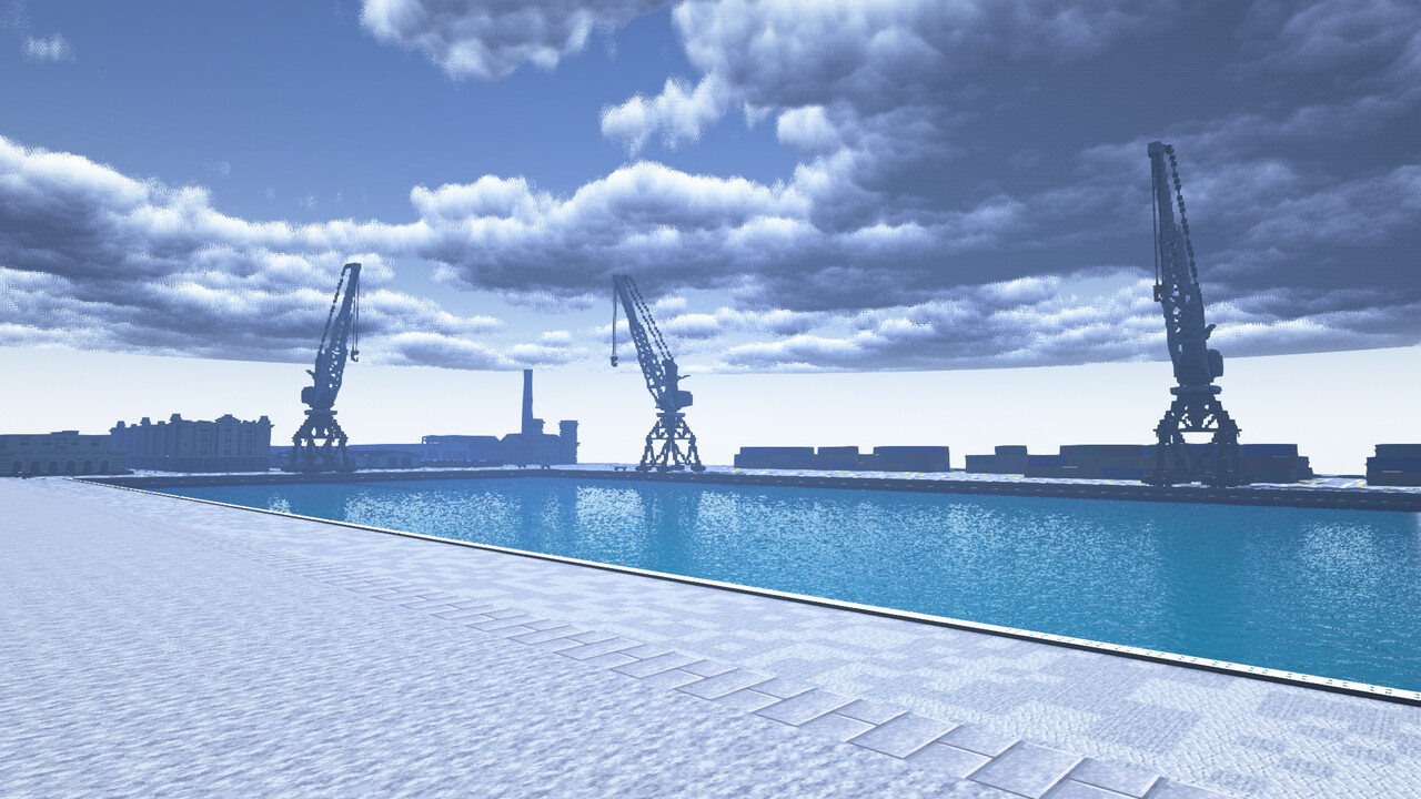 Cargo Sea Port Minecraft Map