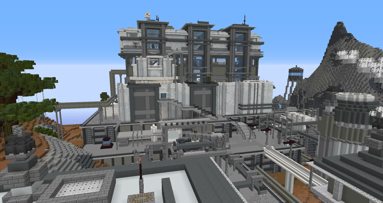 Sci-fi city Minecraft Map