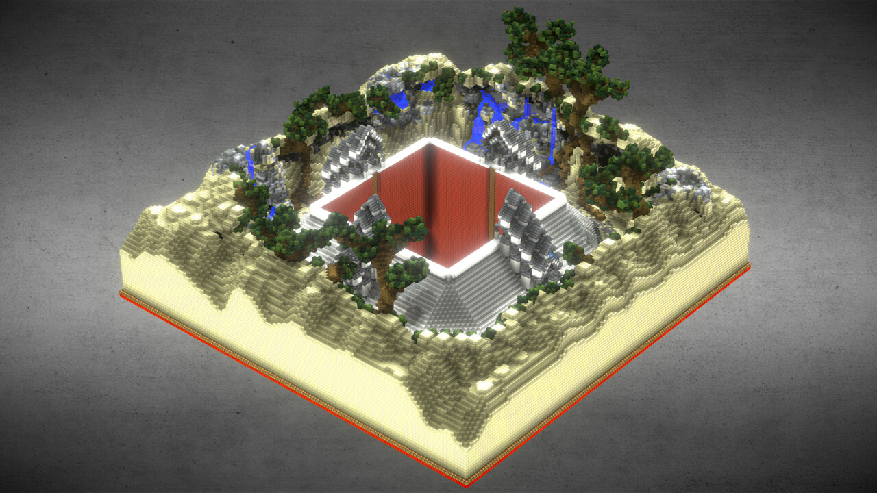 Prison mines 17/20 Minecraft Map