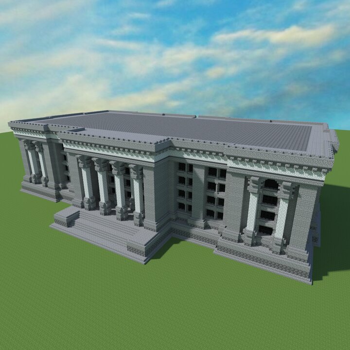 SimCity 4 Courthhouse Minecraft Map