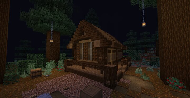 Simple Taiga House Minecraft Map