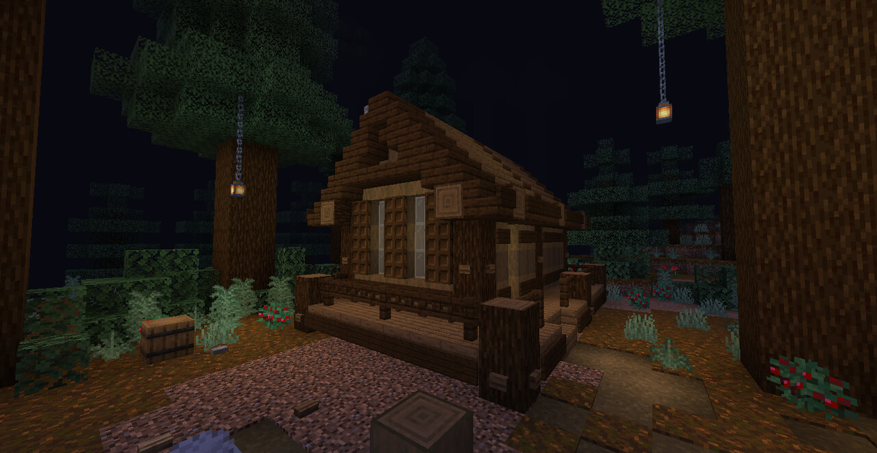 Simple Taiga House Minecraft Map